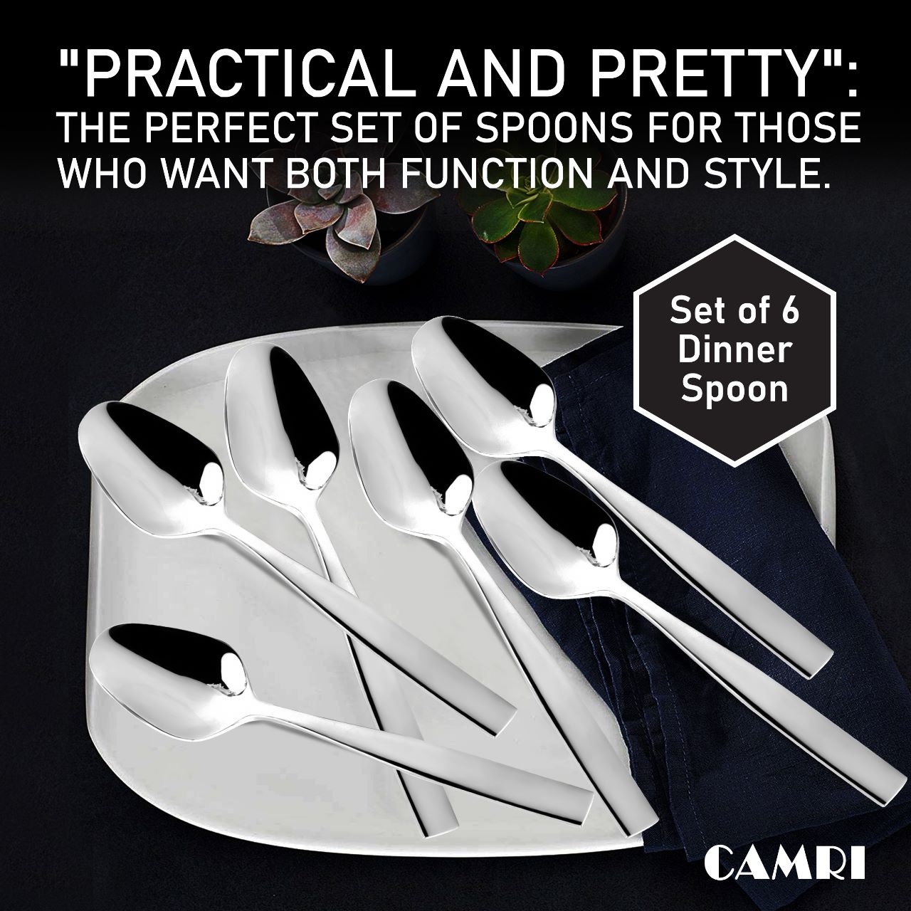 CAMRI Dinner Spoon C4 Pack of 6 – Camri