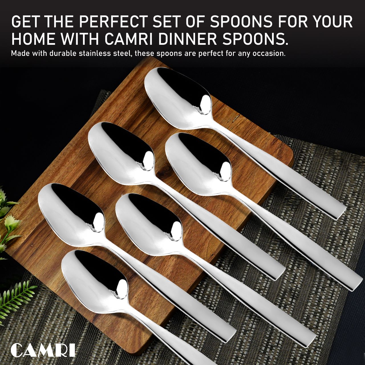 CAMRI Dinner Spoon C4 Pack of 6 – Camri
