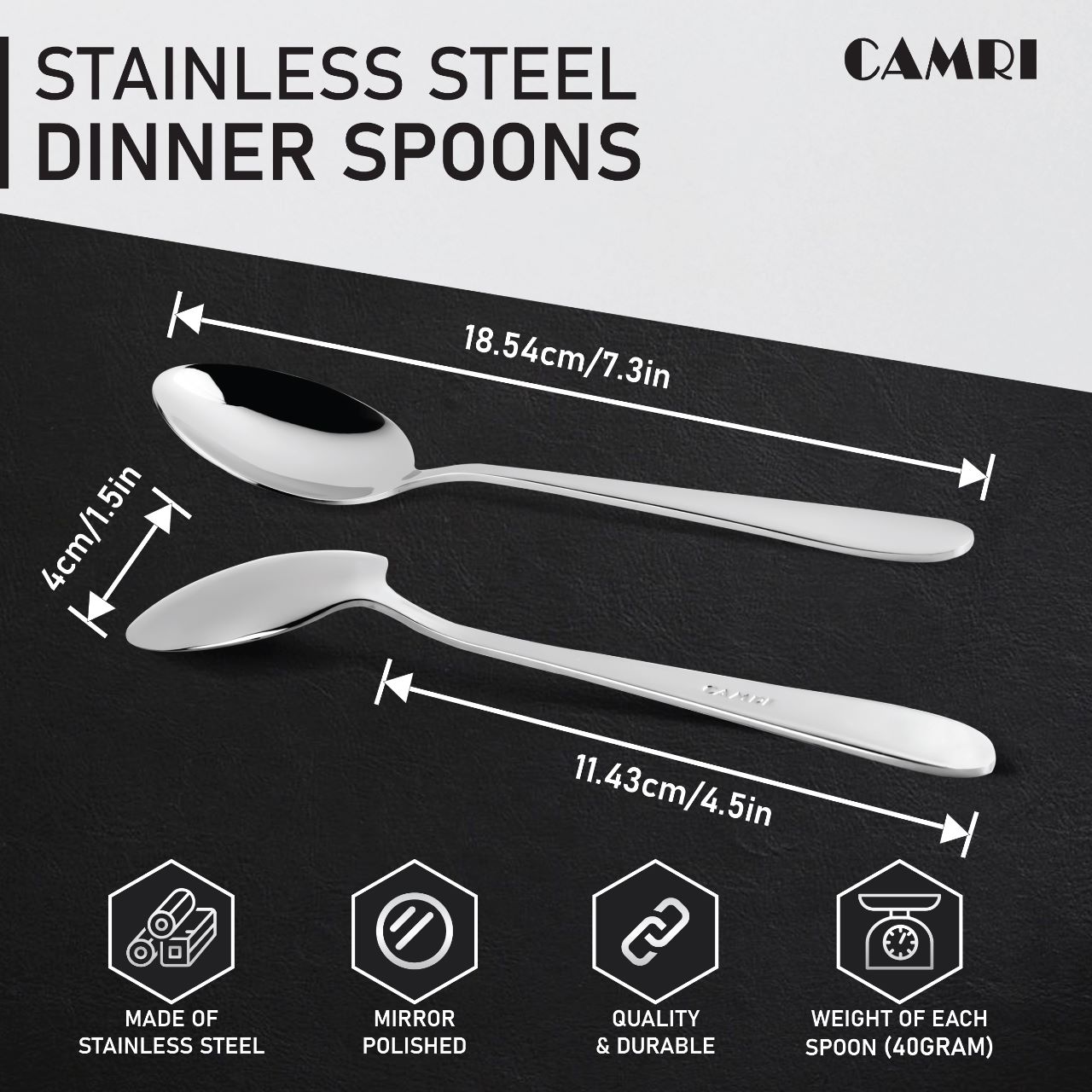 CAMRI Dinner Spoon C61 Pack of 6 – Camri